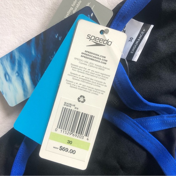 Speedo | Swim | Speedo Endurance Flyback Training Swimsuit Blkblue 3 ...